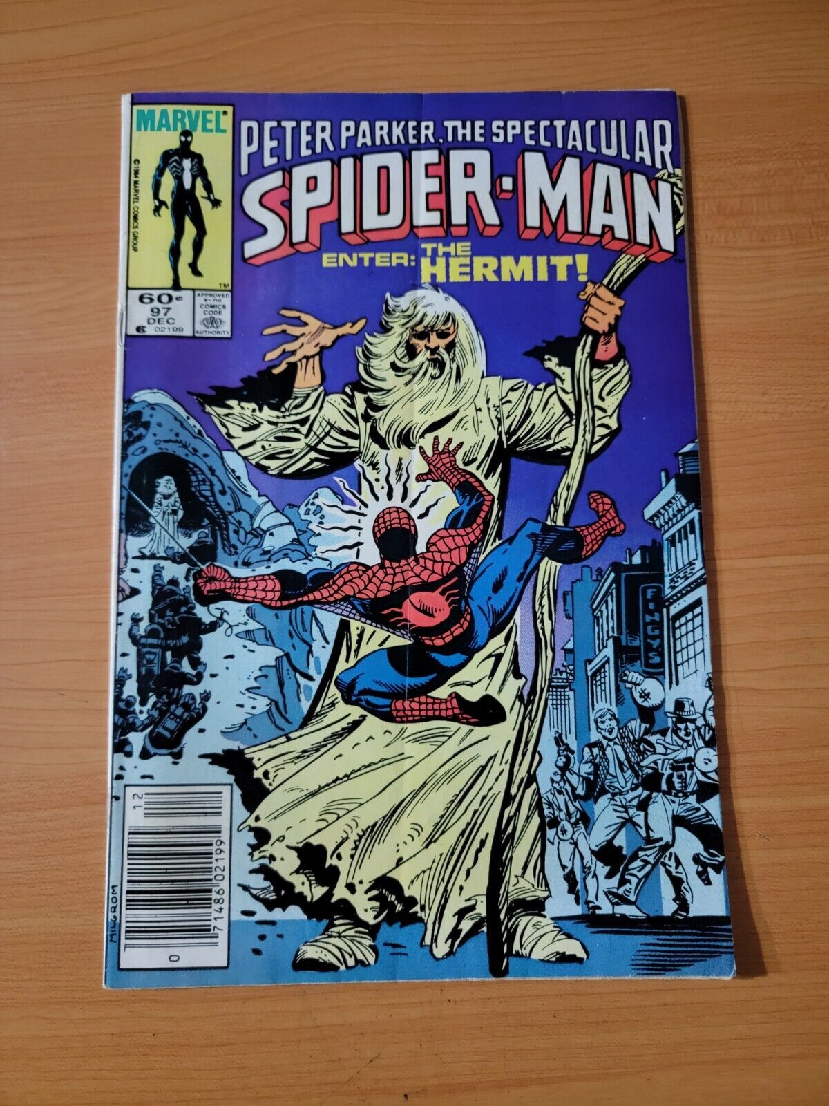 Spectacular Spider-Man #97 Newsstand Variant ~ VERY FINE VF ~ 1984 ...
