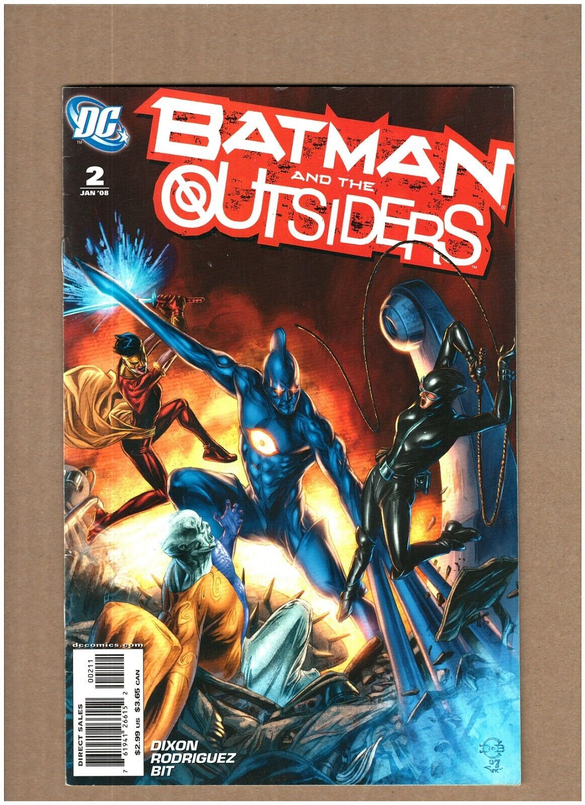 Batman and the Outsiders #2 DC Comics 2008 Catwoman Katana FN/VF 7.0 ...