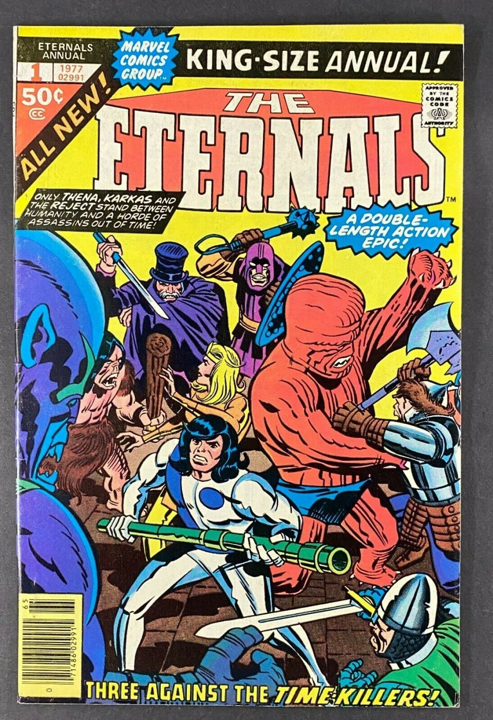 Eternals Annual (1977) #1 VF- (7.5) 1st App Tutinax Jack Kirby Cover ...