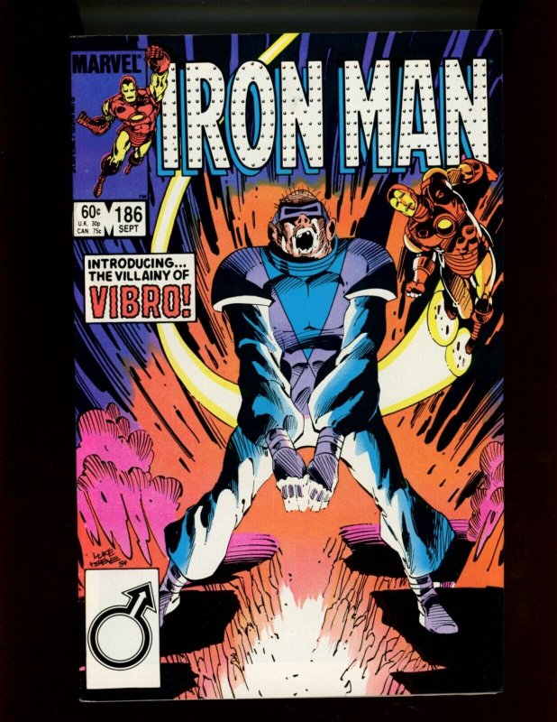 (1984) Iron Man #186 - Copper Age! Key! "Though This Fault BE Mine ...
