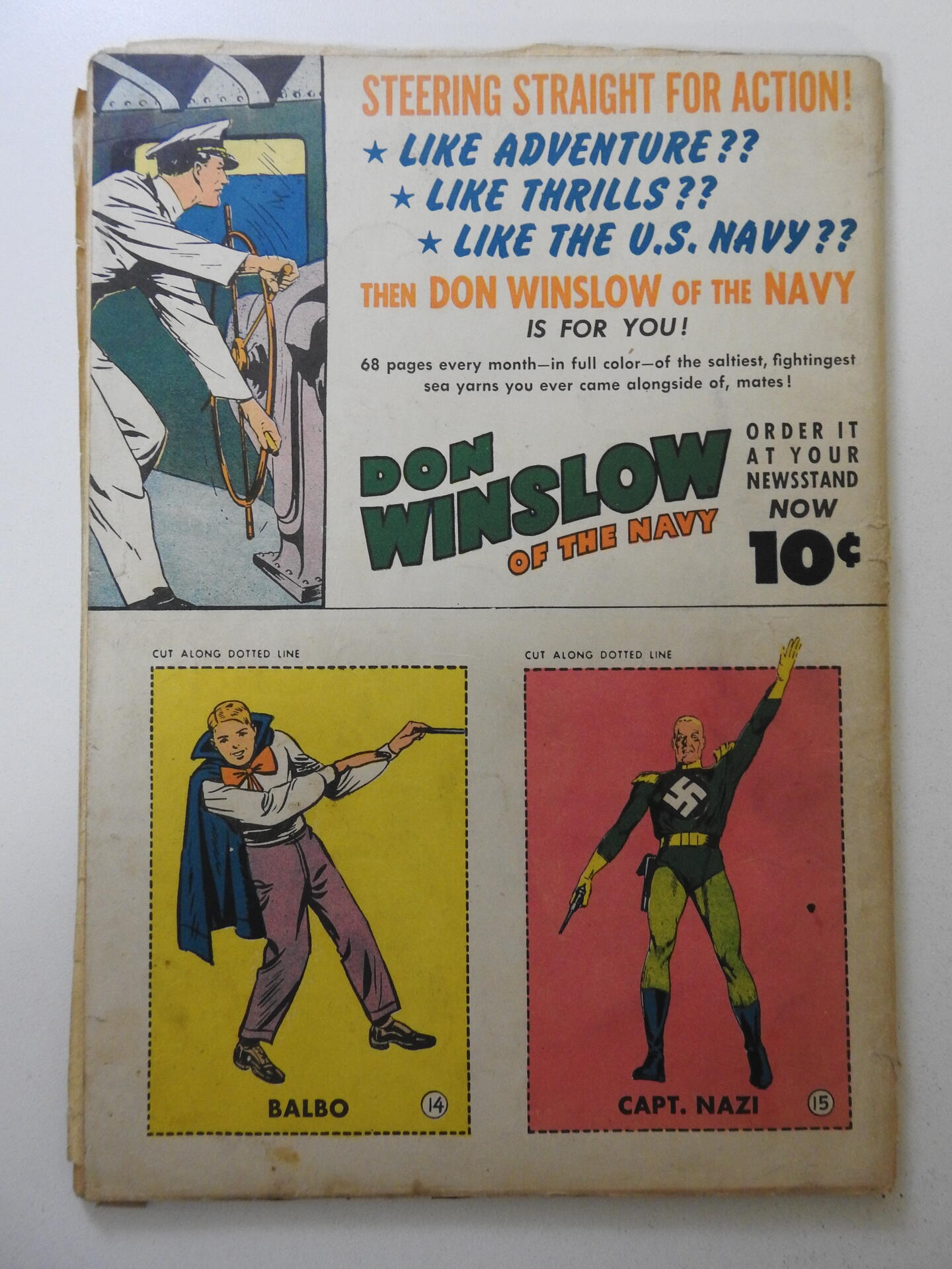 Captain Marvel Adventures #26 GD- Cover detached, 2 in cumulative spine ...