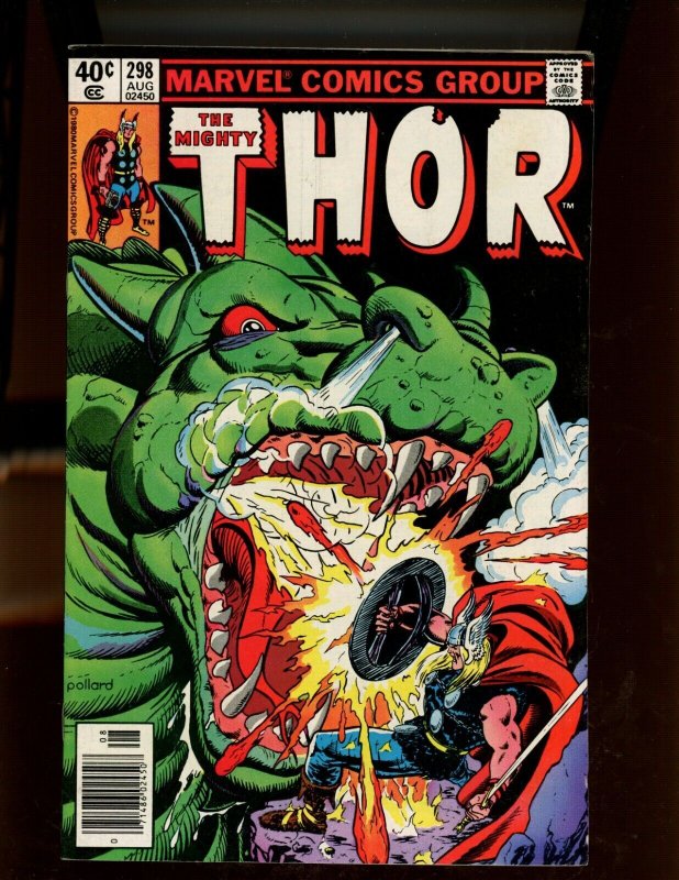 Thor #298 - Keith Pollard Cover Art. Newsstand Edition. (9.0/9.2) 1980 ...