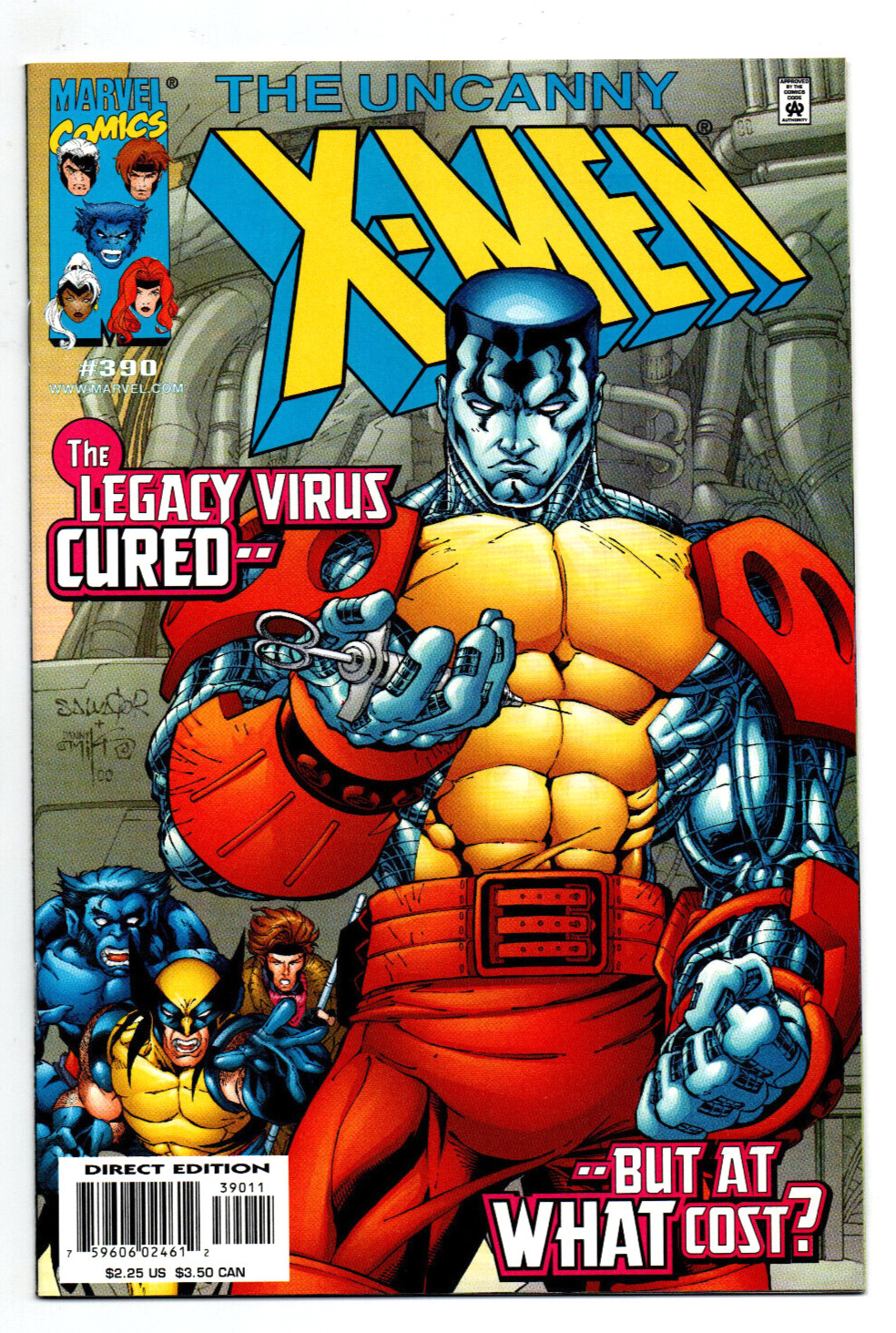 Uncanny X-Men #390 - Death Of Colossus - 2001 - NM | Comic Books ...