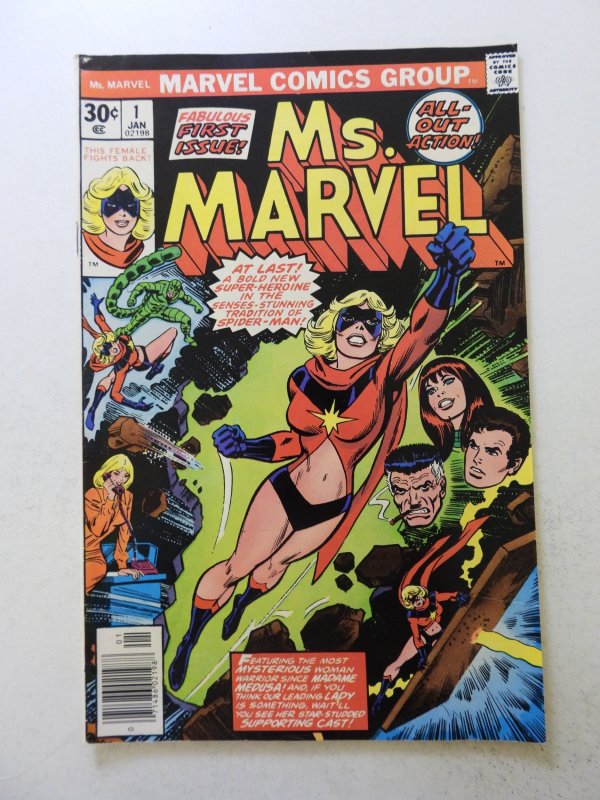 Ms. Marvel #1 (1977) FN/VF condition | Comic Books - Bronze Age, Marvel ...