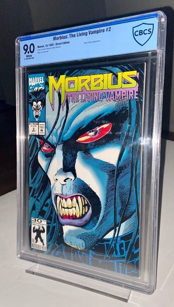 Morbius #2 - Peter Parker Appearance! CBCS 9.0 - Brand New Slab ...