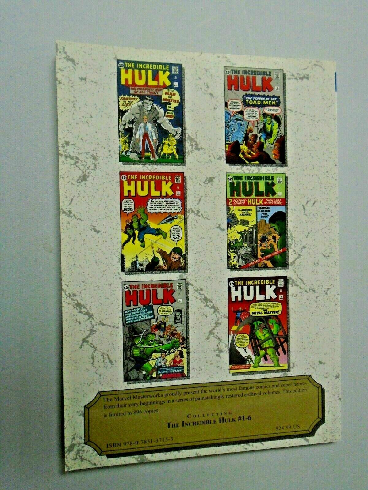 Marvel Masterworks Incredible Hulk #8 - corner shelf wear / HipComic