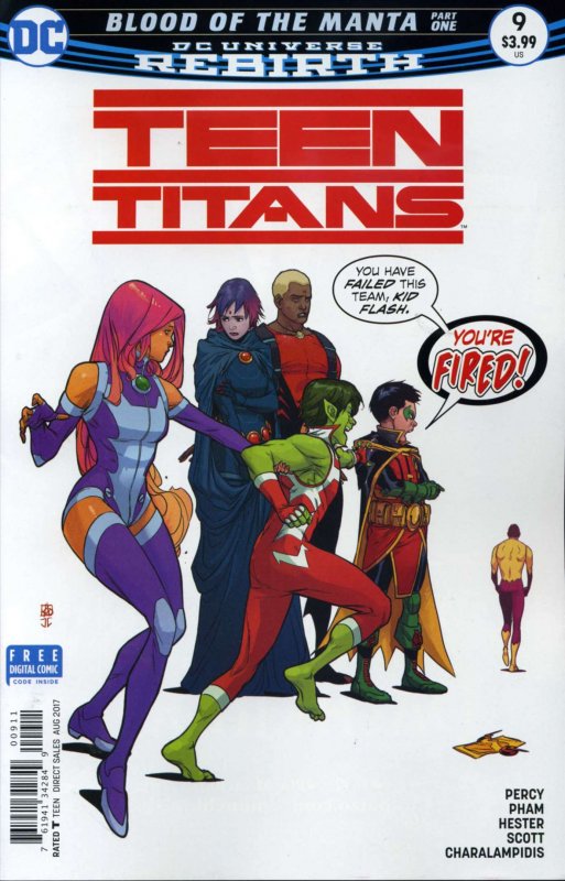 Teen Titans (6th Series) #9 FN ; DC | DC Universe Rebirth | Comic Books ...
