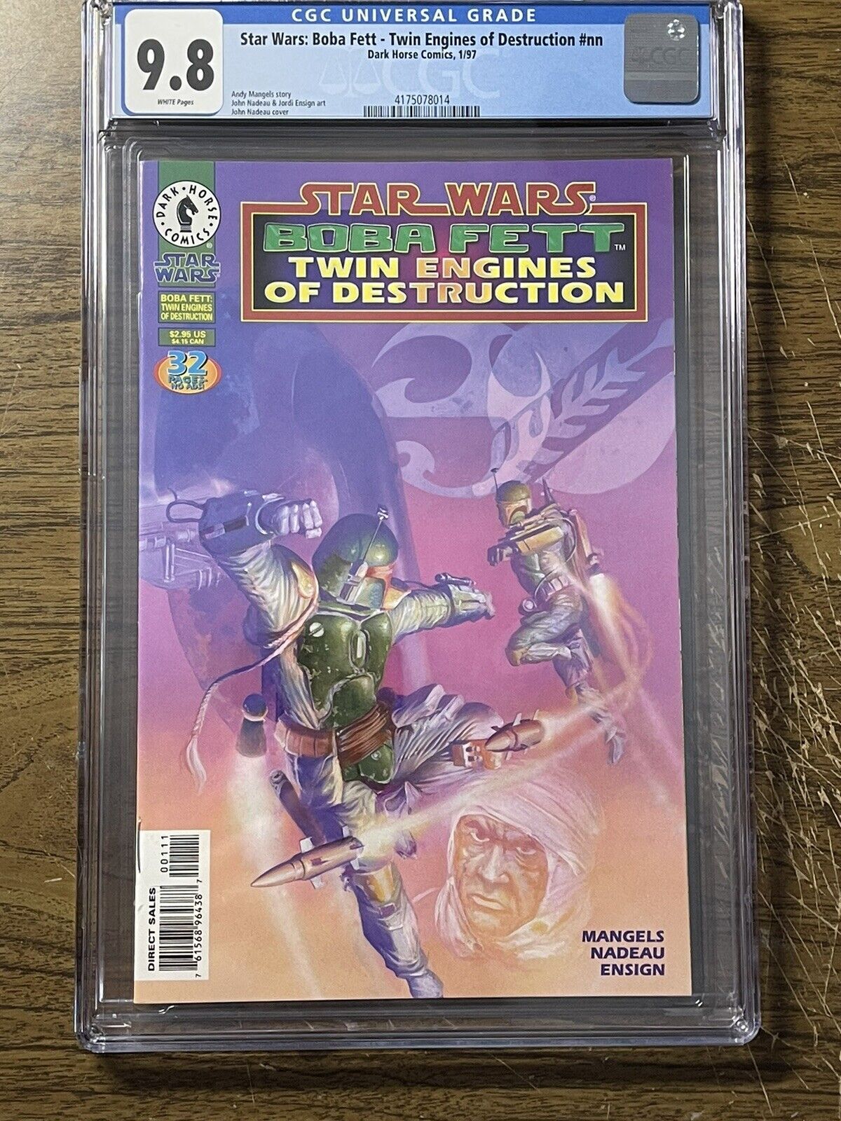 Star Wars Boba Fett Twin Engines of Destruction CGC 9.8 Jodo Kast Dark ...