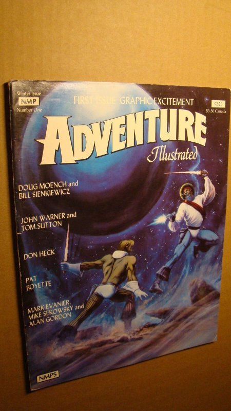 Adventure Illustrated 1 *Nice Copy* Great Artwork DON Heck Sienkiewicz ...