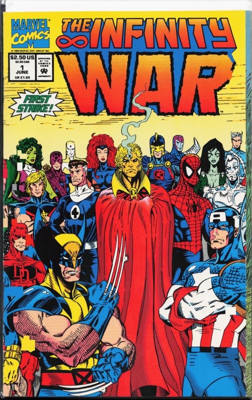The Infinity War #1 (1992) Adam Warlock [Key Issue] | Comic Books - Modern Age, Marvel, Adam ...
