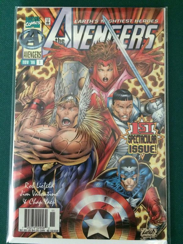 Avengers #1 (Heroes Reborn series) | Comic Books - Modern Age, Marvel ...