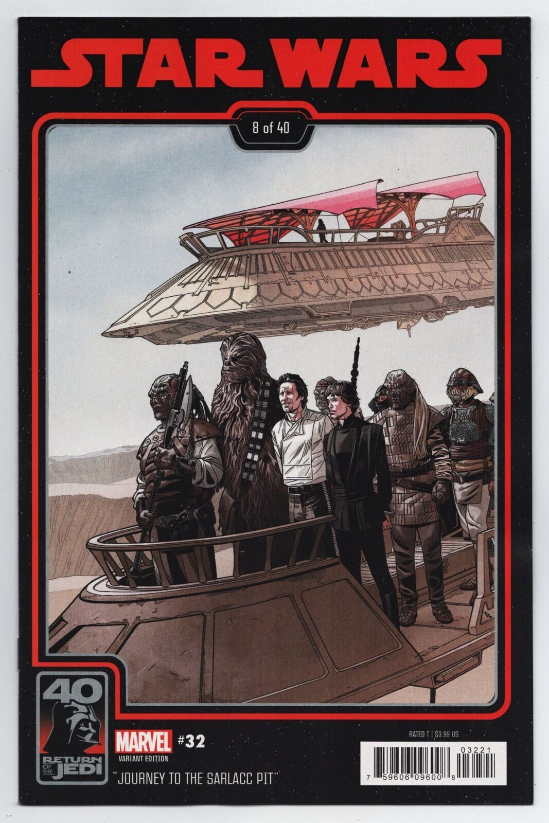 Star Wars #32 Sprouse Return Of The Jedi 40th Variant (Marvel, 2023) NM ...