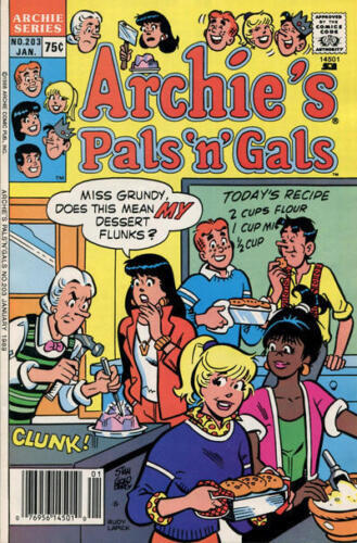 Archie's Pals 'n Gals #203 (Newsstand) VG; Archie | low grade comic ...