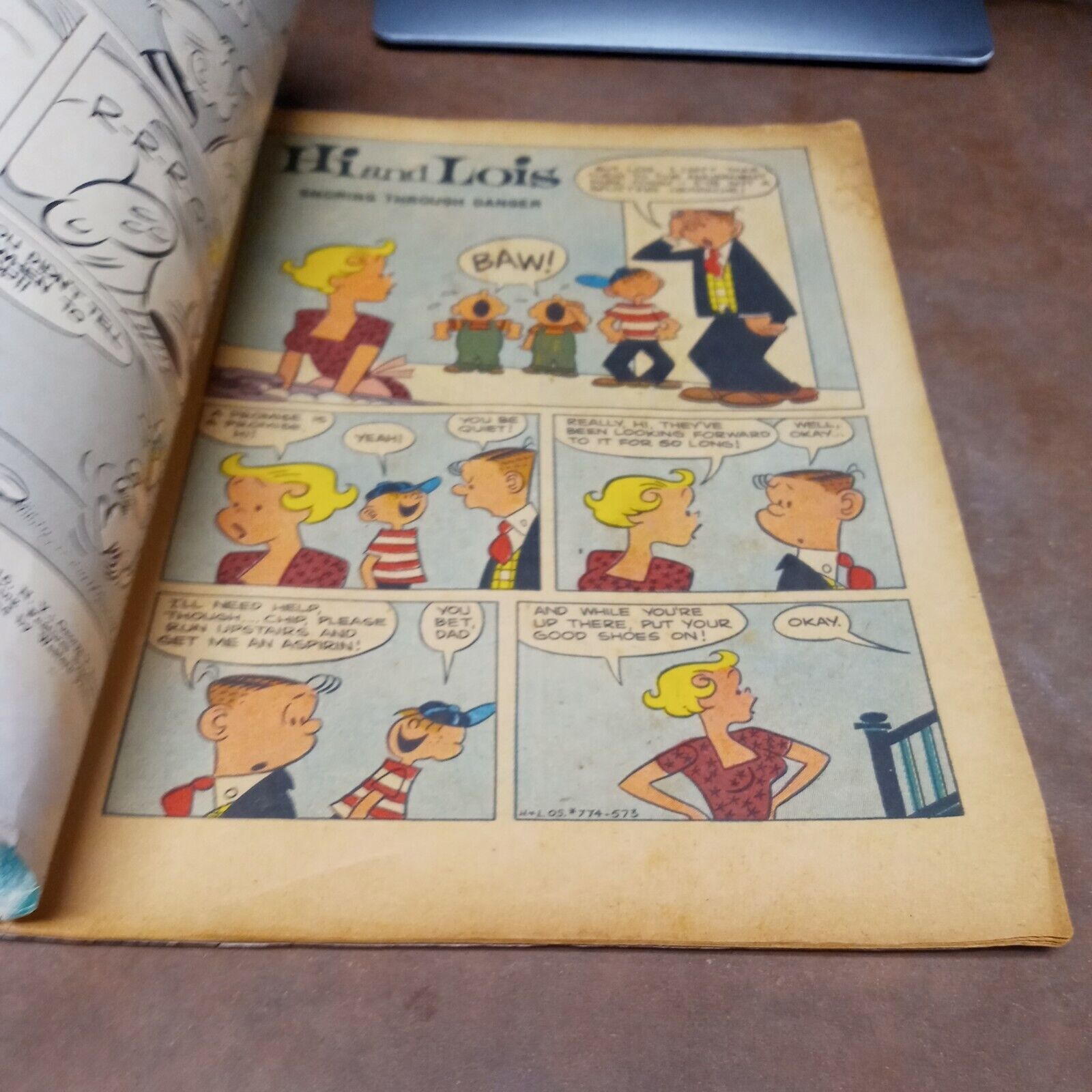 Hi and Lois (#2) Four Color Comics 774 dell 1957 silver age cartoon 1st ...