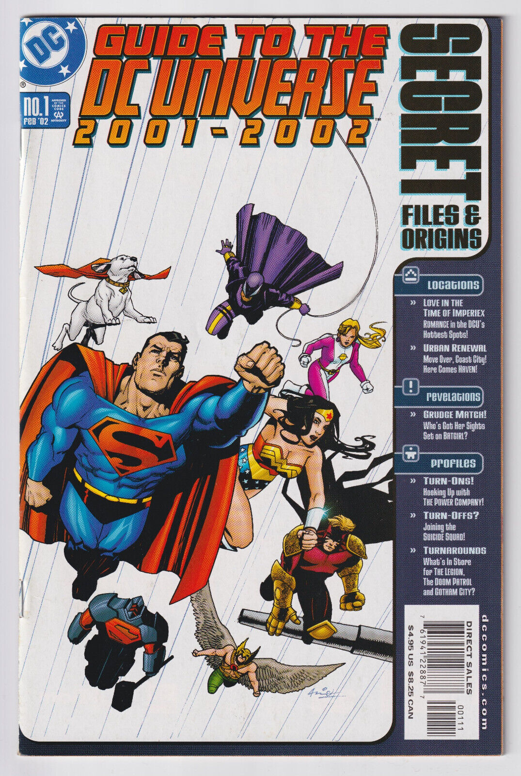 DC Comics! Guide to the DC Universe 2001-2002! Issue #1! | Comic Books ...