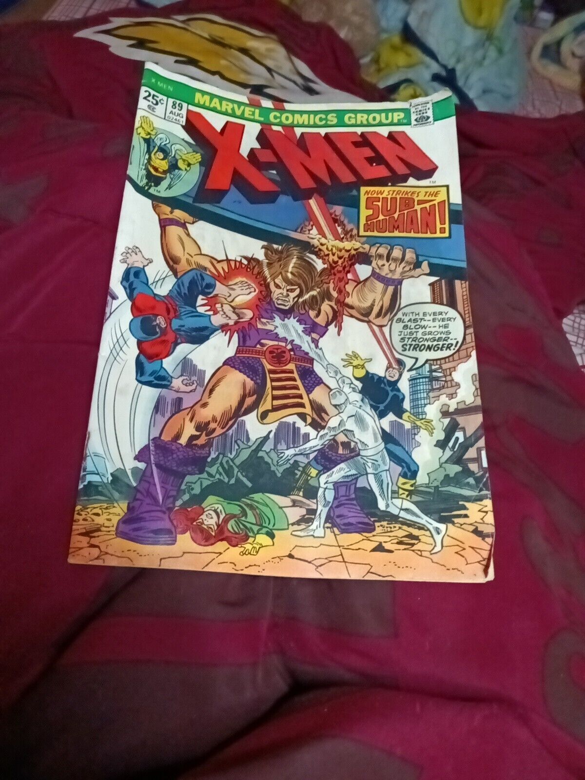 X-Men #89 Marvel Comics 1974 Uncanny Bronze Age Cyclops Marvel Girl ...