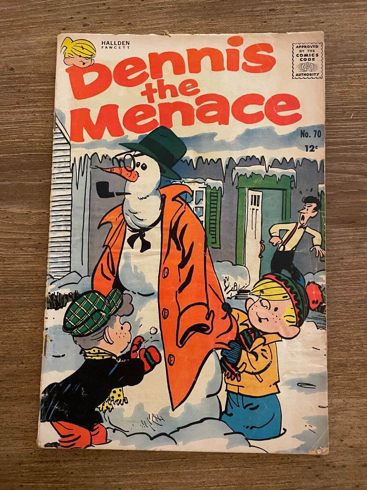 Dennis The Menace # 70 FN- Fawcett Silver Age Comic Book Mr. Wilson ...