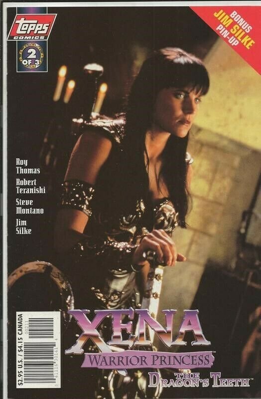 Xena Warrior Princess The Dragon's Teeth #2 ORIGINAL Vintage 1997 Topps ...