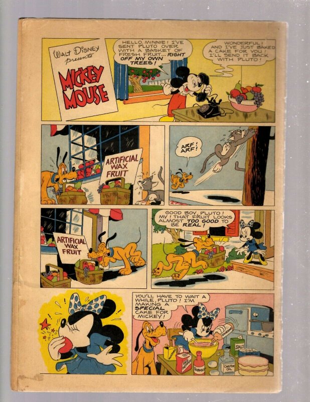 Four Color # 181 VG Dell Golden Age Comic Book Walt Disney's Mickey ...