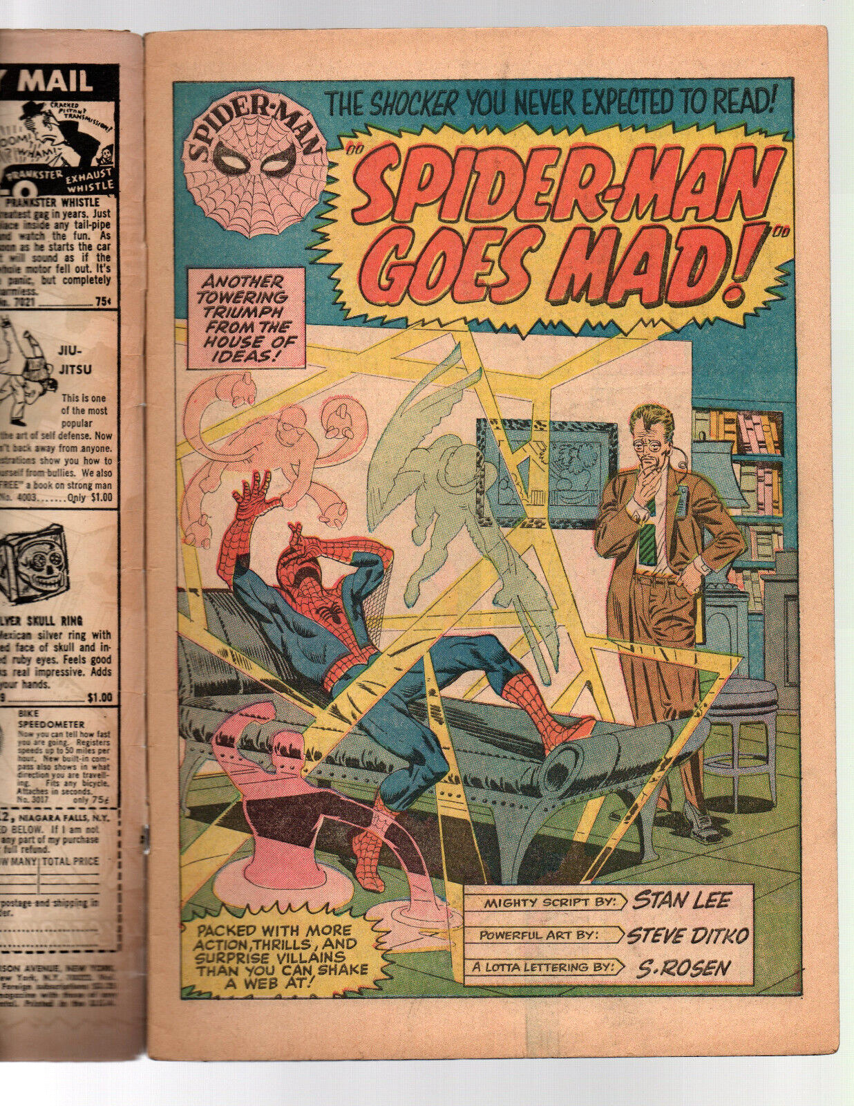 Amazing Spider-Man #24 - Mysterio - Ditko - Lee - 1965 - GD | Comic ...