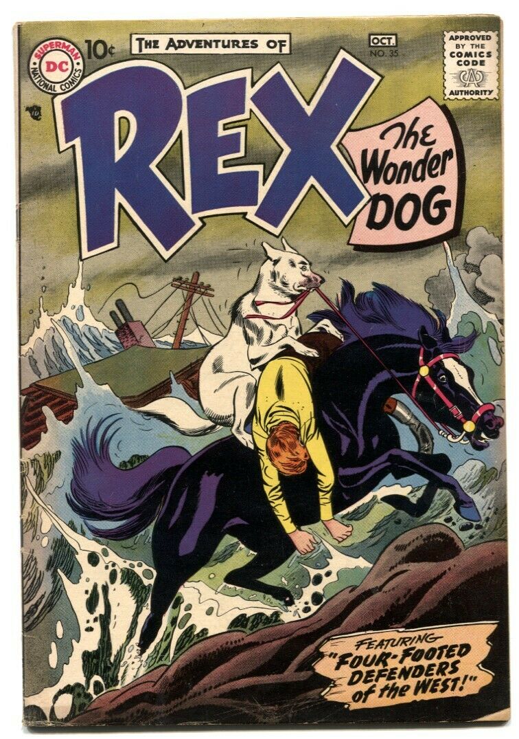 Adventures Of Rex The Wonder Dog #35 1957- Detective Chimp FN | Comic ...
