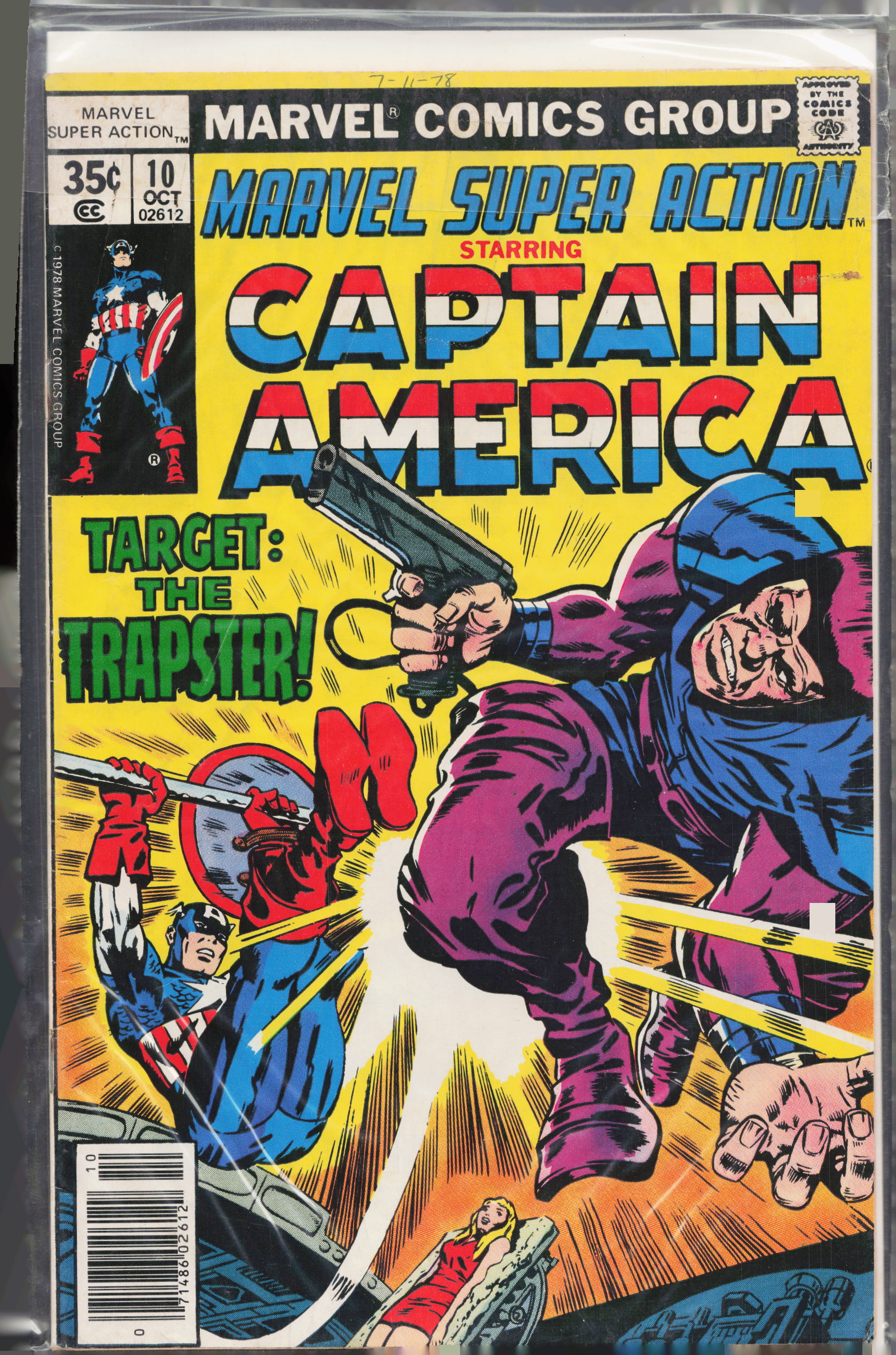 Marvel Super Action #10 (1978) Captain America | Comic Books - Bronze ...