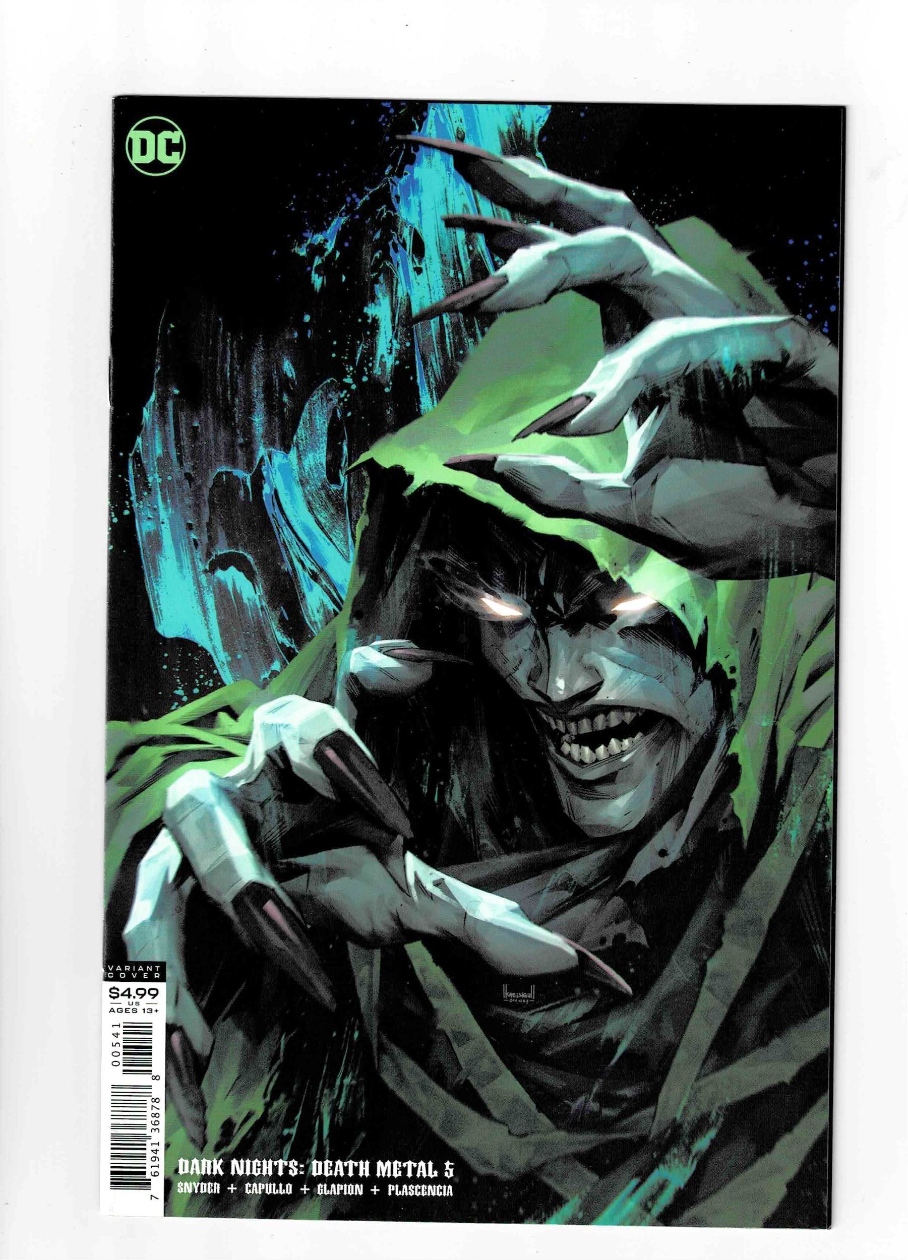 Dark Nights: Death Metal #5D (2021) NM+ (9.6) The Darkest Knight has ...