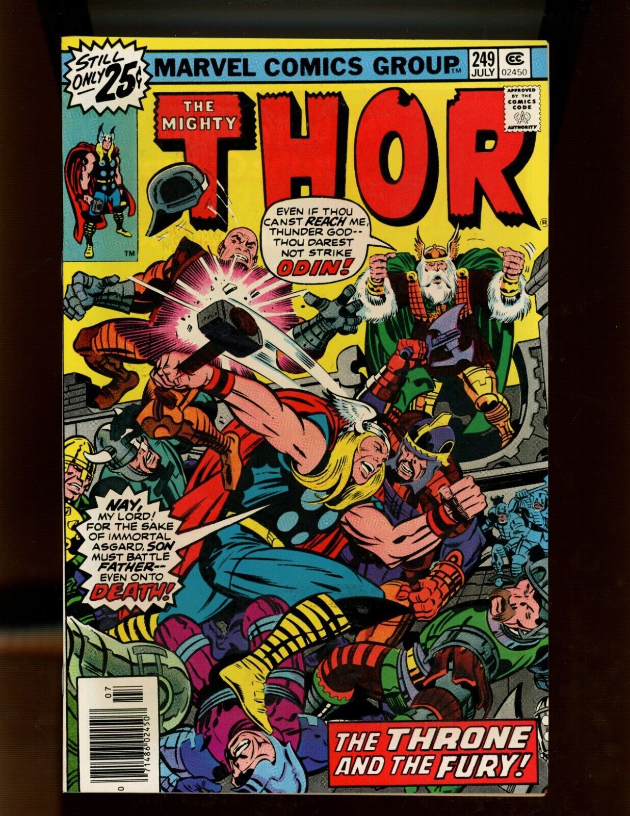 Thor #249 - Jack Kirby Cover Art. Len Wein Story. (9.2 OB) 1976 | Comic Books - Bronze Age ...