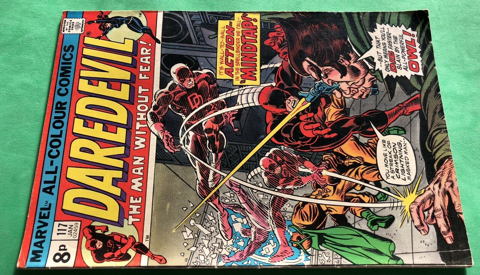 Daredevil #117 (1975) Featuring The Owl + Black Widow + Shanna MVS ...