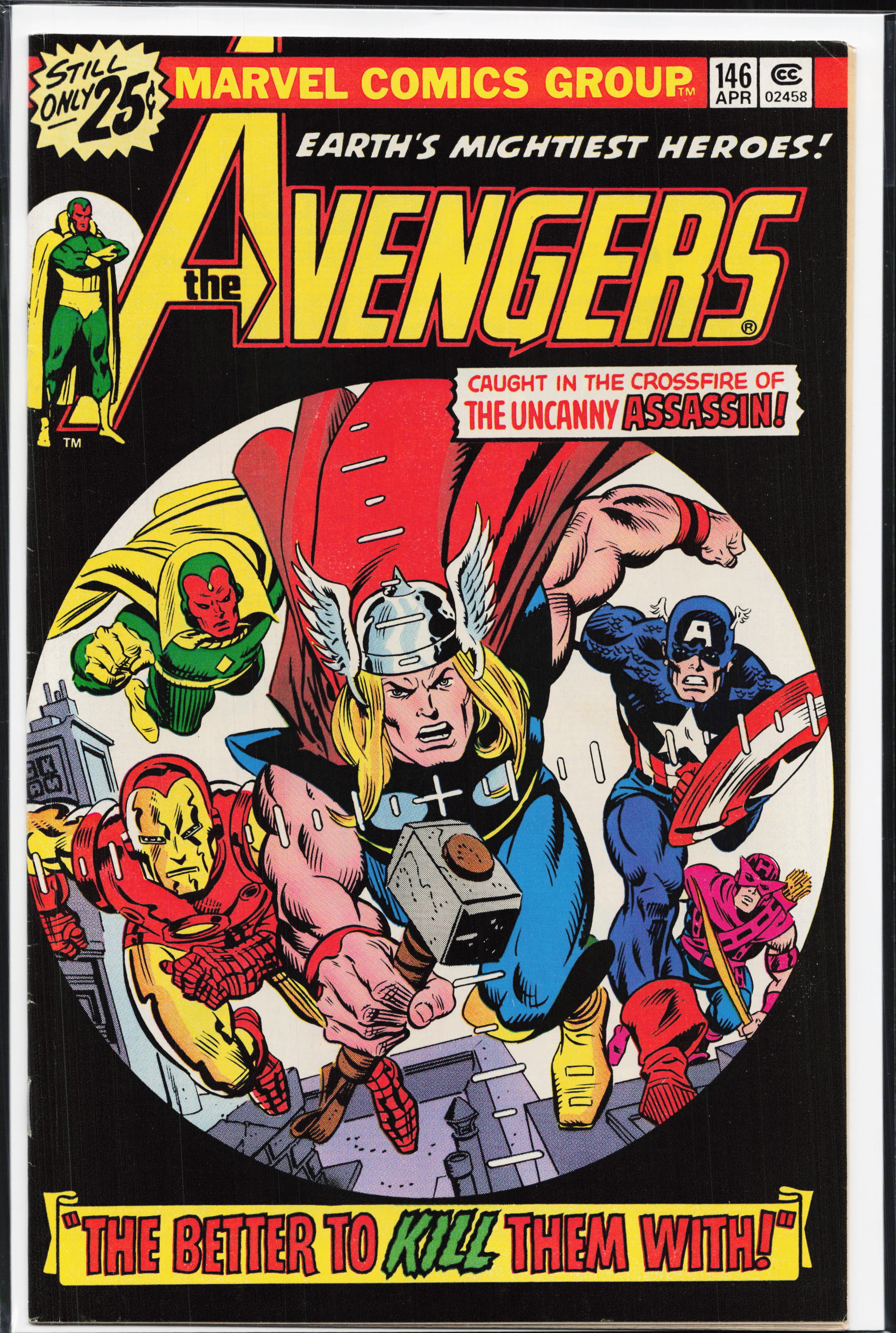 The Avengers #146 (1976) The Avengers | Comic Books - Bronze Age, Marvel, Avengers, Superhero ...