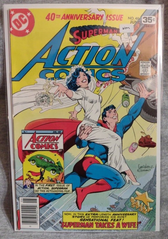 Action Comics 484 Superman Marries Lois Lane NM Jose Luis Garcia Lopez ...