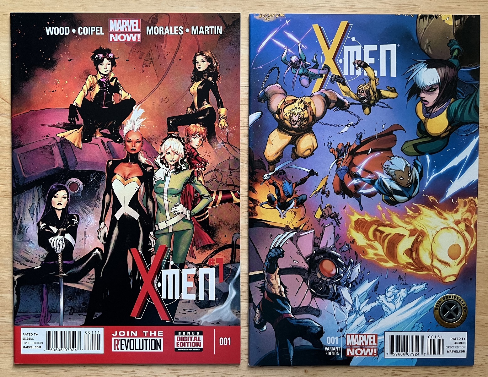 X-Men 1 Regular + 1 Madureira Variant Cover (2013) B6 | Comic Books ...