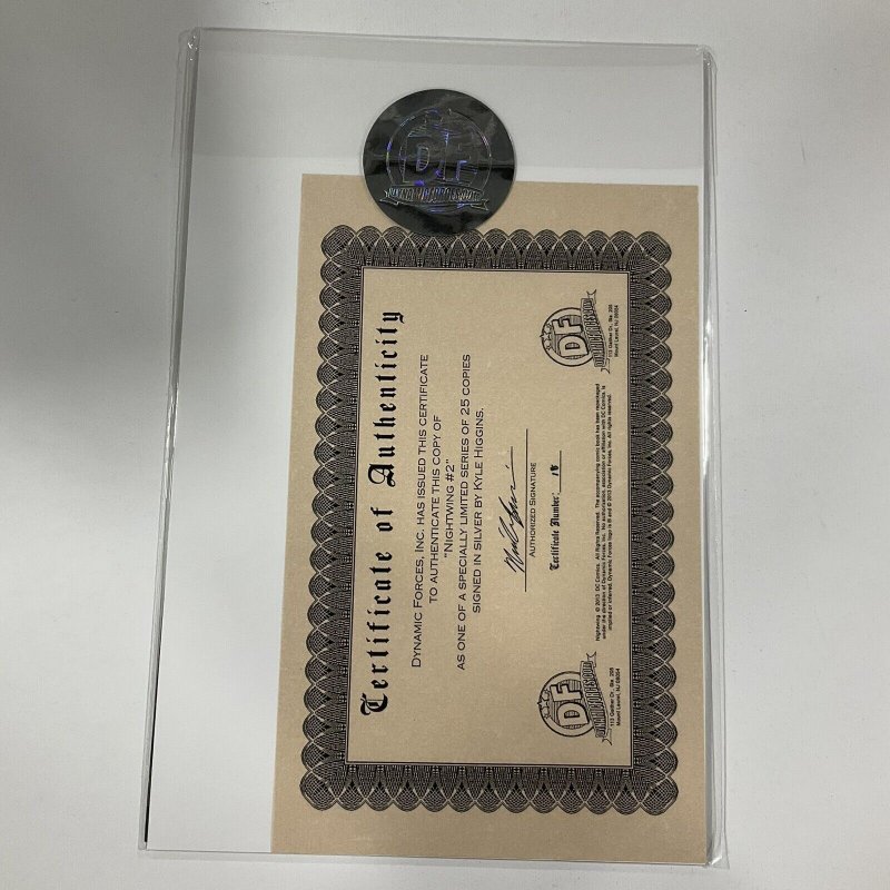 Nightwing Comic 2 The New 52 2011 Signed Kyle Higgins DC Comics Dynamic ...