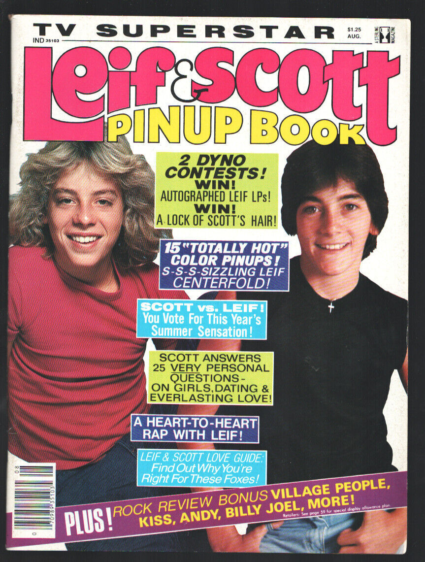 TV Superstar 8/1979-Leif & Scott Pinup Book-Village People-KISS-Andy ...