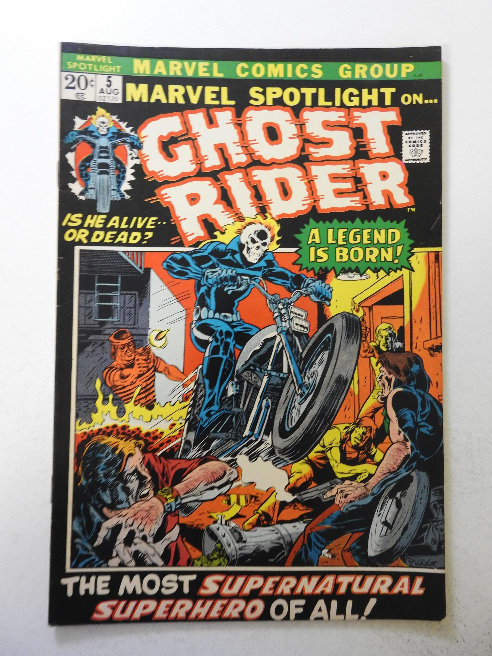 Marvel Spotlight #5 (1972) VF- Condition! 1st Appearance of Ghost Rider ...