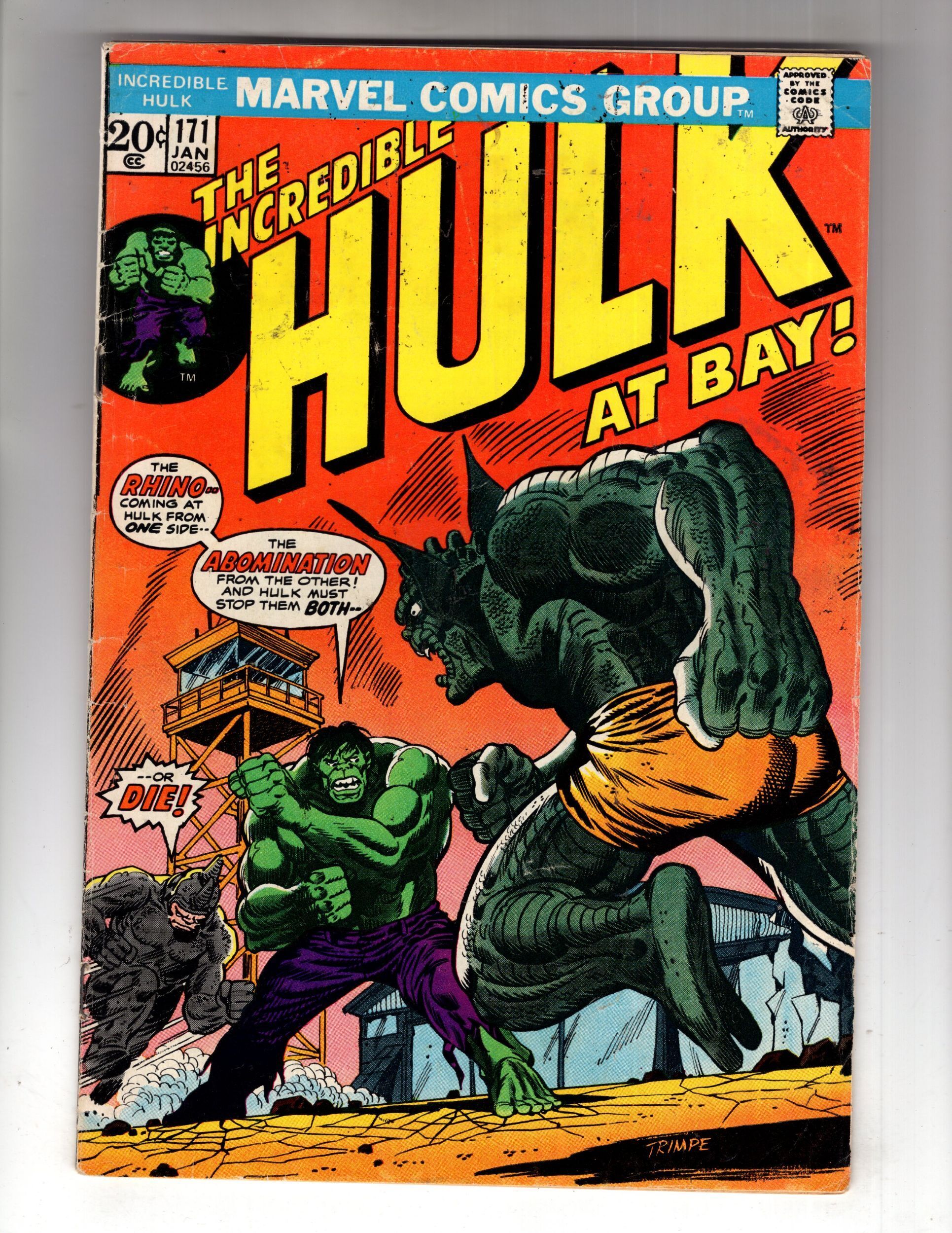 The Incredible Hulk #171 (1974) / MC#34 | Comic Books - Bronze Age ...