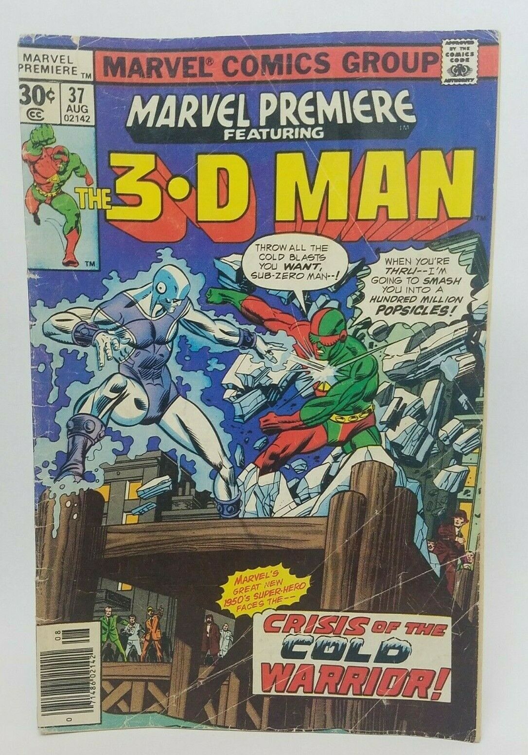 Marvel Premiere #37 (1975) Featuring 3-D Man Marvel Comics | Comic ...