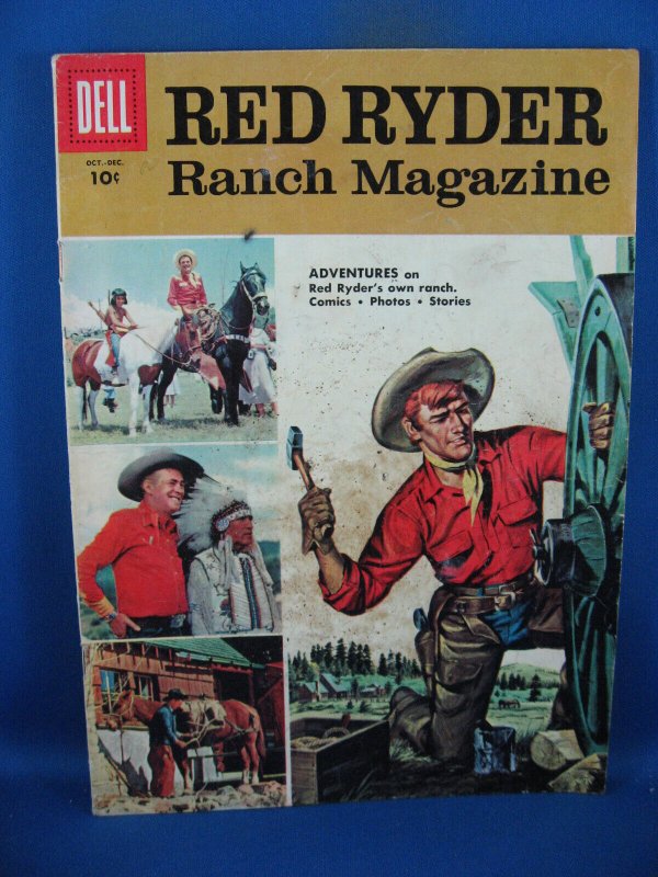 RED Ryder 145 VG+ Photo CVR Dell 1955 | Comic Books - Golden Age, Dell ...