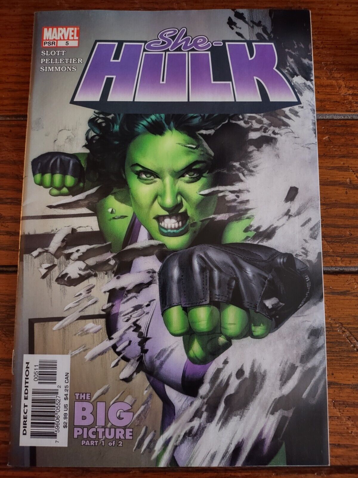 SHE-HULK 2004 #5 VF 8.0 Adi Granov cover Dan Slott Incredible Disney ...