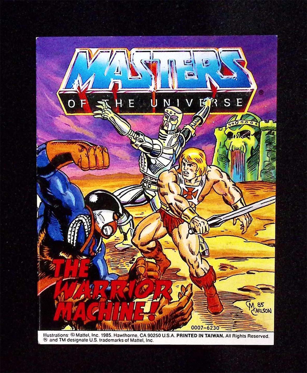 1985 Mattel Mini-Comic Masters of The Universe - The Warrior Machine ...