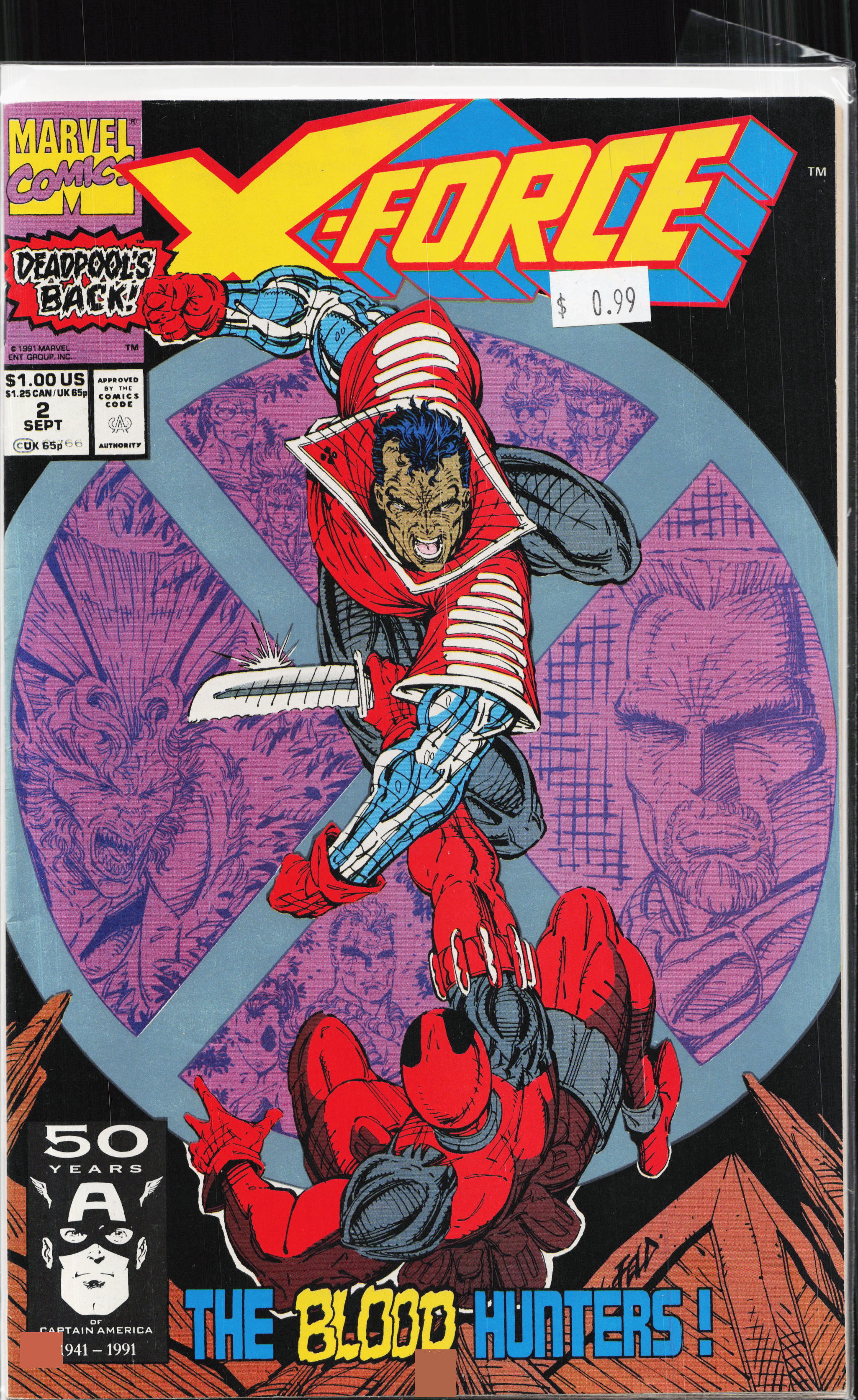 X-Force #2 Direct Edition (1991) X-Force [Key Issue] | Comic Books ...