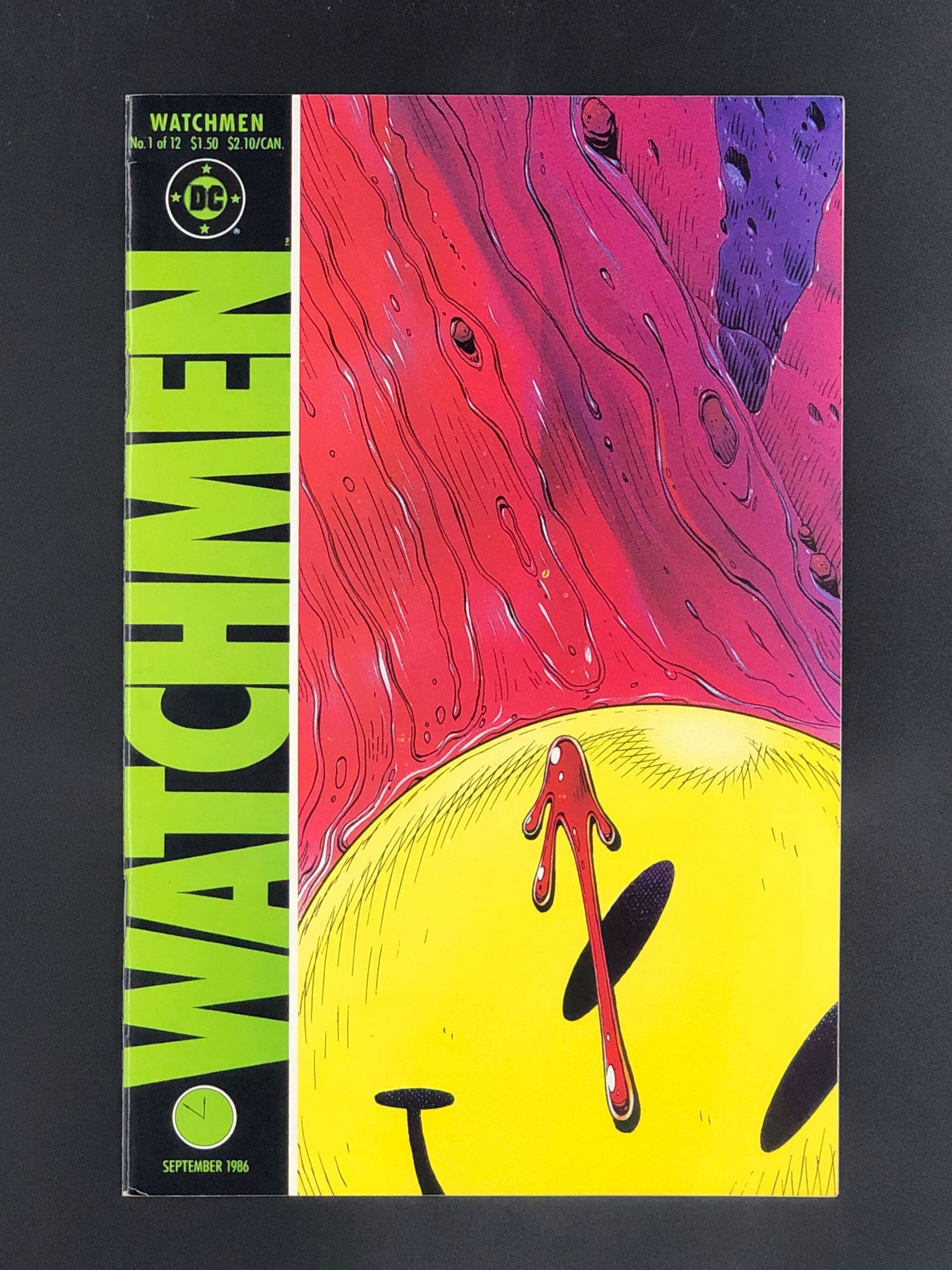 Watchmen #1 (1986) 1st App of Rorschach, Dr. Manhattan, & Ozymandias ...