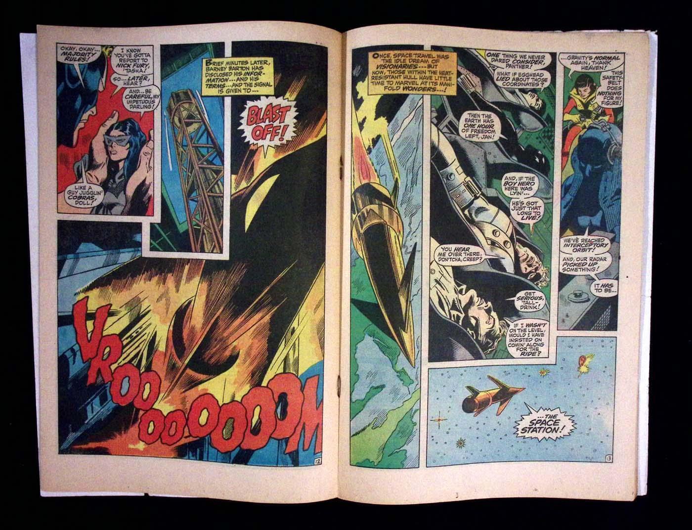 AVENGERS #64 May 1969 Black Widow Hawkeye's ID revealed, 1st app ...