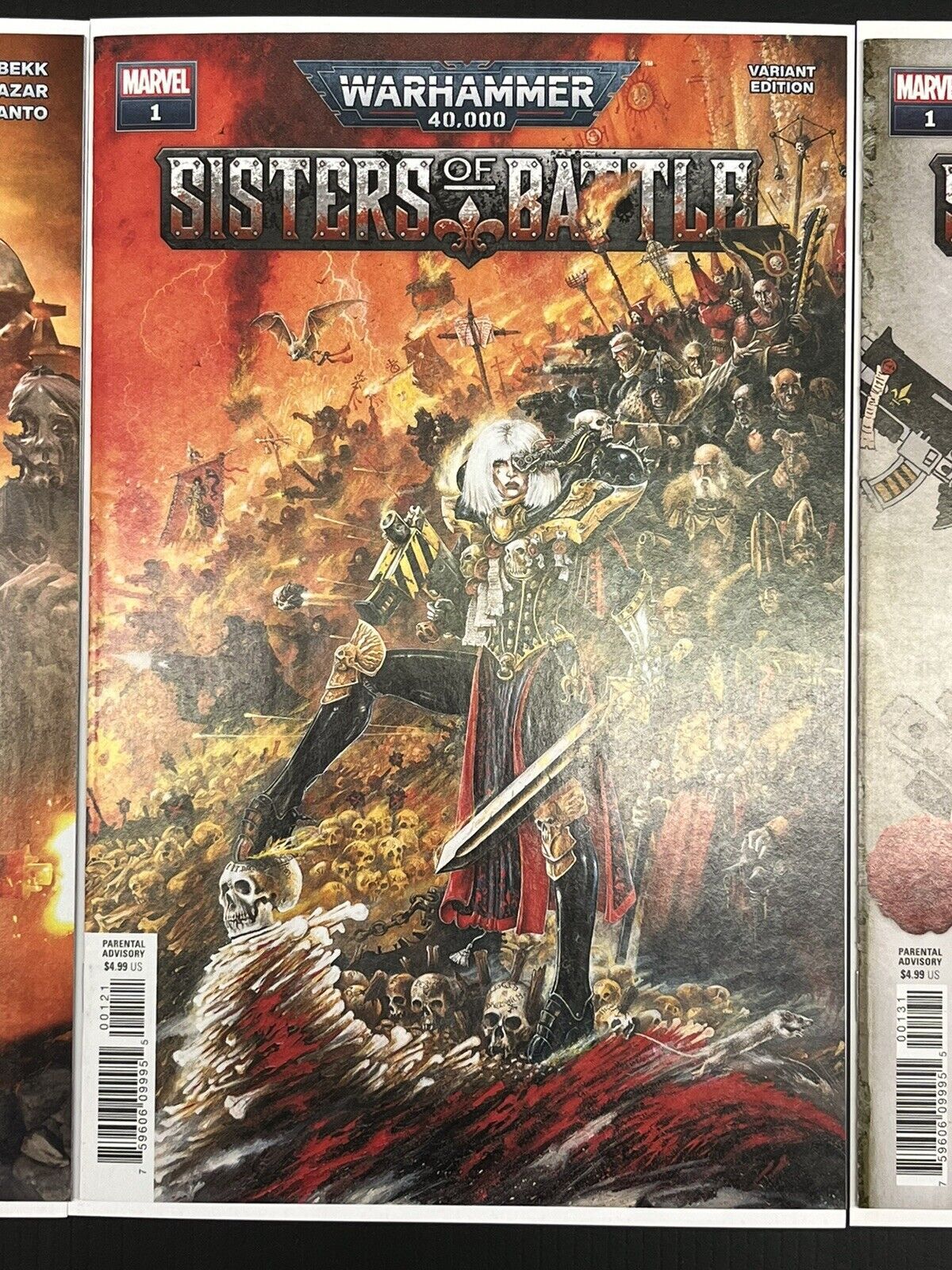 Warhammer 40k Sisters of Battle #1 Cover a + B + C 1:25 Salazar Design ...