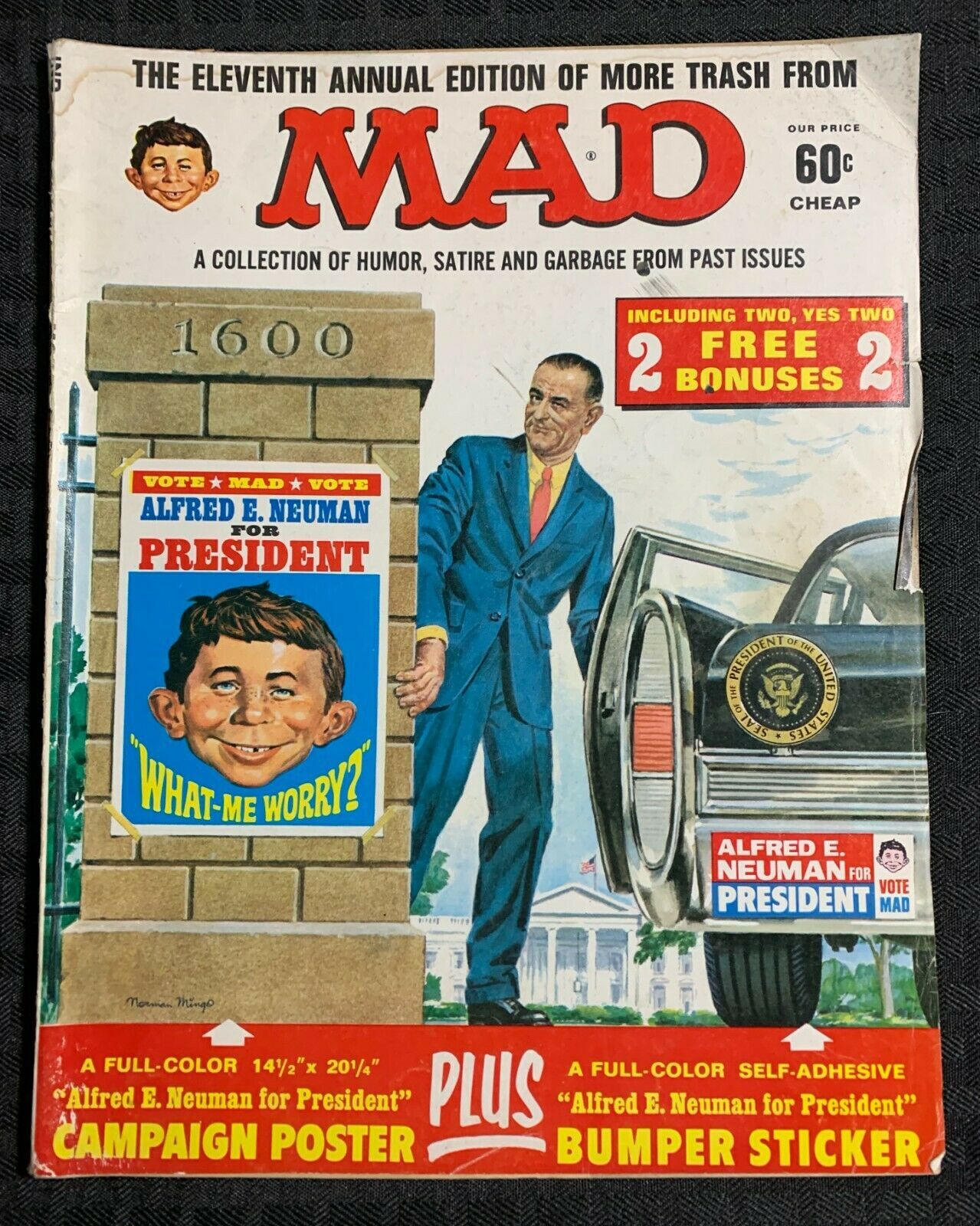 1968 MORE TRASH FROM MAD Magazine 11th Annual G/VG 3.0 Alfred E Neuman ...