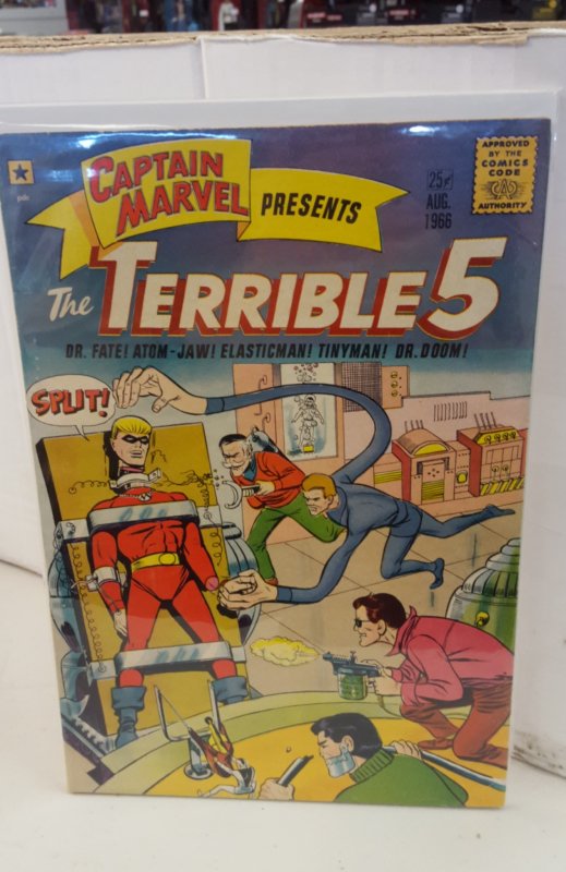 Captain Marvel Presents the Terrible Five #1 (1966) | Comic Books ...