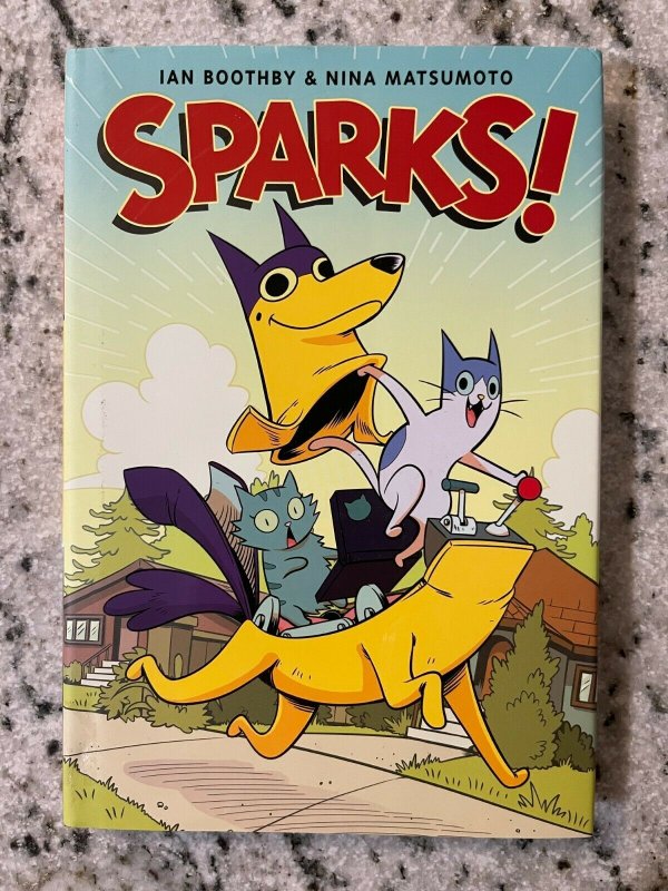 Sparks! HARDCOVER Scholastic Graphic Novel Comic Book Graphix Boothby ...