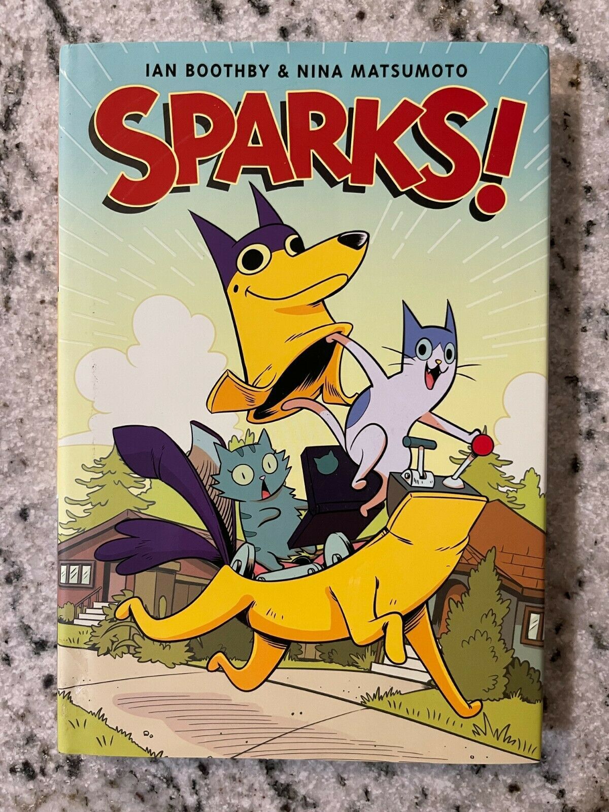 Sparks! HARDCOVER Scholastic Graphic Novel Comic Book Graphix Boothby ...