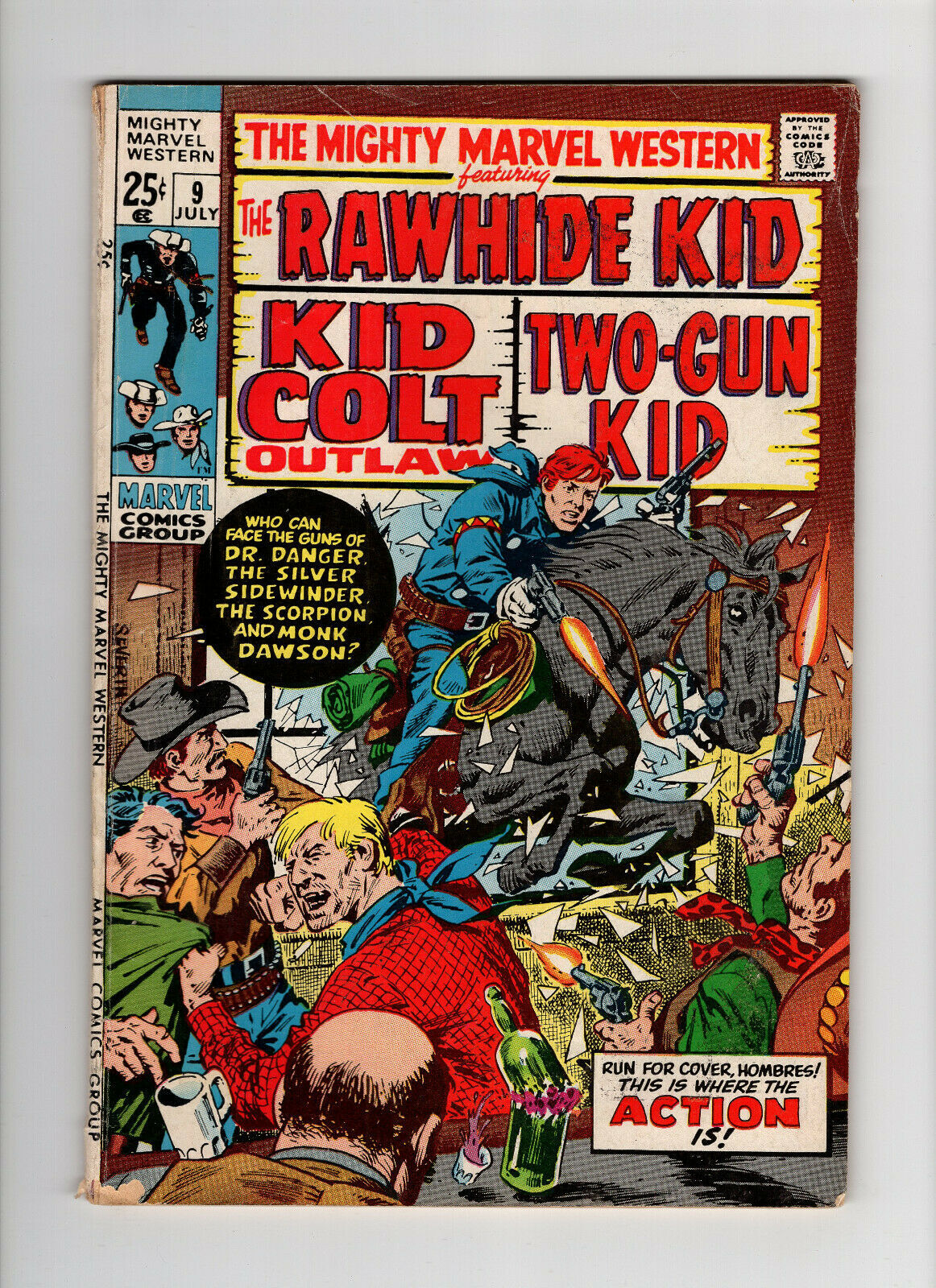 The Mighty Marvel Western #9 The Rawhide Kid (Marvel Comics, 1970) Low ...