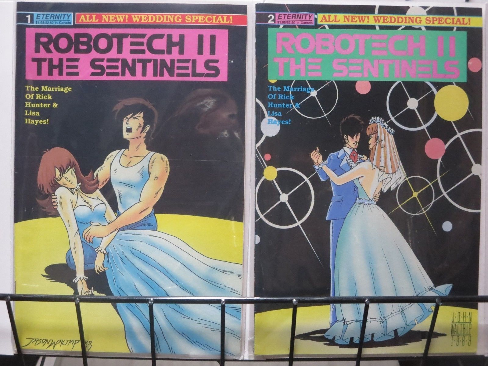 ROBOTECH II: THE SENTINELS WEDDING SPECIAL (Eternity,1989) #1-2 Rick ...